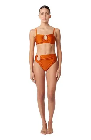 VILLA FRESCA Sofia Bikini Bottom - Copper