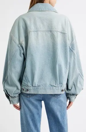 Topshop Oversized Denim Jacket
