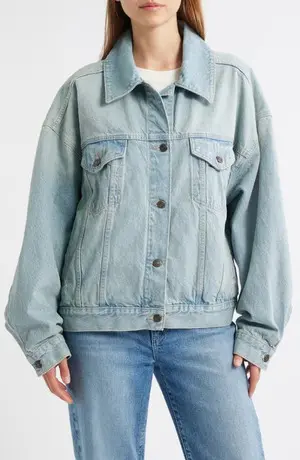 Topshop Oversized Denim Jacket