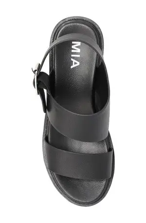 Mia Sheska Slingback Platform Sandals