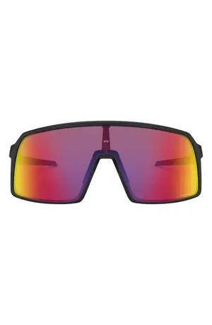 Oakley Oakley Sutro Wrap Shield Sunglasses Matte Black/ Prizm Road
