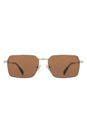 Paul Smith 58mm Modified Rectangle Sunglasses - Gold/ Brown