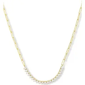 Melinda Maria Melinda Maria Cubic Zirconia Chain Necklace Goldhite