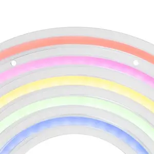 NORTHLIGHT Led Rainbow And Clouds Neon Lighted Wall Art15.75