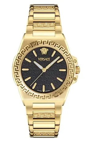Versace Yellow Gold Watches For Women