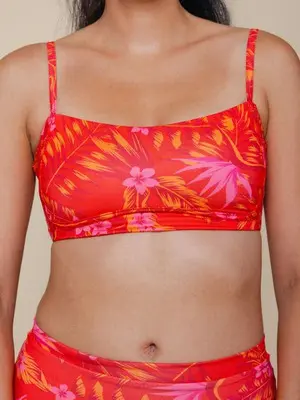 KITTY AND VIBE Bandeau Bikini Top - Maui