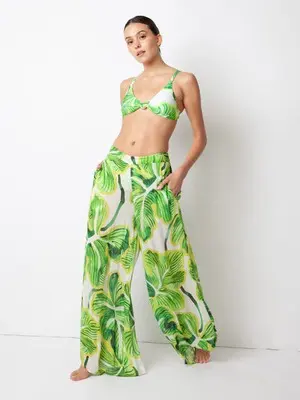 VILLA FRESCA Serena Cover-up Pant - Greenery