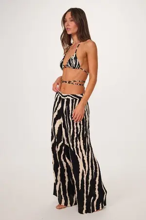VILLA FRESCA Serena Cover-up Pant - Zebra