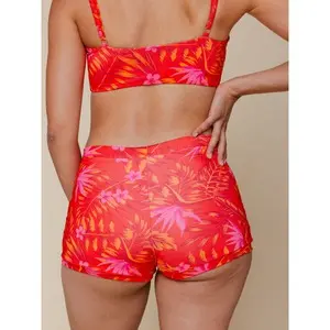 KITTY AND VIBE Boyshort Bikini Bottom - Maui