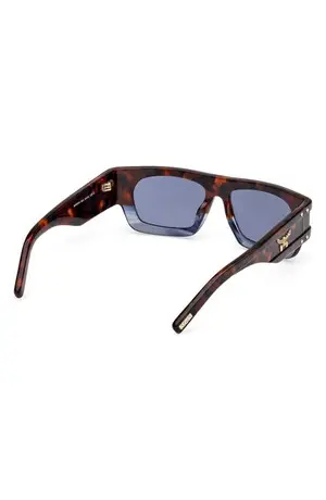 Mcm 54mm Rectangle Sunglasses - Havana / Other / Smoke