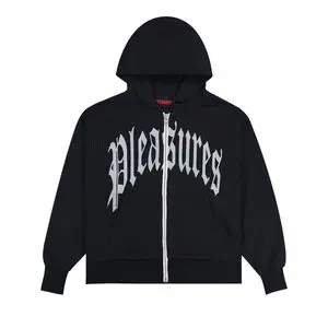 PLEASURES Twitch Knitted Zip Hoodie
