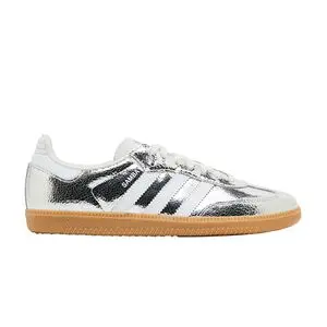 Adidas Samba Og Cracked Metallic Pack - Silver