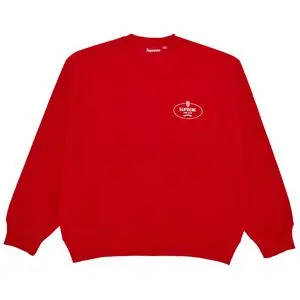 Supreme Crest Crewneck - Red