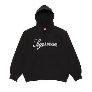 Supreme Embroidered Script Hooded Sweatshirt