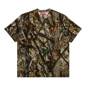 Supreme Small Box Logo Tee In Truetimber Htc Fall Camo - Multicolor