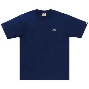 A BATHING APE Sta One Point Tee 'navy - Blue