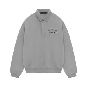 Fear Of God Fleece Polo - Grey