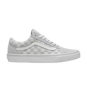 VANS Old Skool Checkerboard Sneakers - Grey