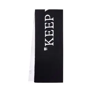 Off-White Keep Warm Scarf /white - Black
