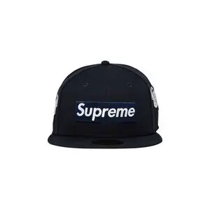 Supreme Jerseys Box Logo New Era Cap - Blue