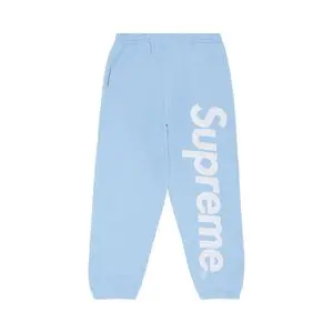 Supreme Satin Appliqué Sweatpant 'light - Blue