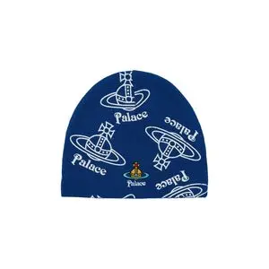 PALACE X Vivienne Westwood Jersey Beanie - Blue