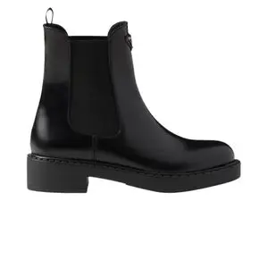 Prada Brushed Leather Chelsea Boot