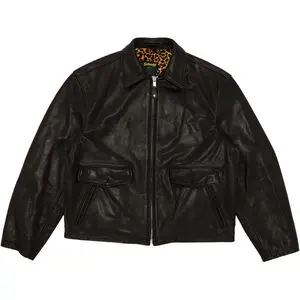 Supreme X Schott Leather Racer Jacket