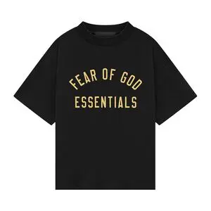 Fear Of God Tri-blend Crewneck Tee - Black