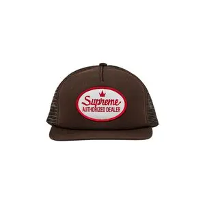 Supreme Authorized Mesh Back 5-panel Cap - Brown
