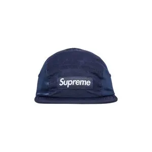 Supreme Waxed Ripstop Camp Cap - Blue