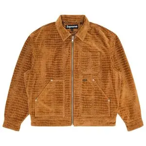 Supreme Suede Work Jacket Croc - Tan