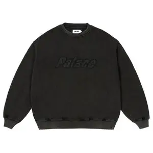 PALACE Triple Stitch Crew - Black