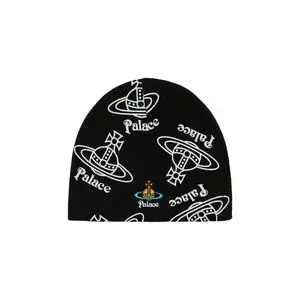 PALACE X Vivienne Westwood Jersey Beanie - Black
