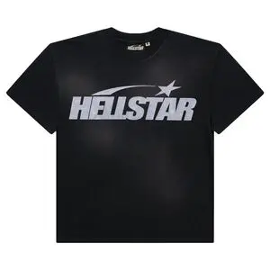 HELLSTAR Glitter Logo T-shirt - Black