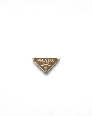 Prada Enameled-metal Belt Buckle