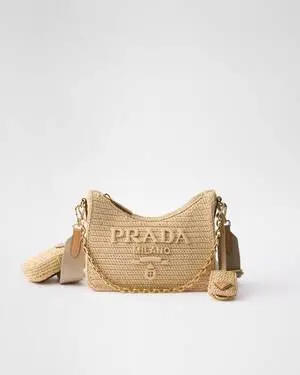 Prada Re-edition 2005 Crochet Bag - Natural