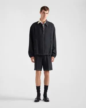 Prada Linen Bermuda Shorts