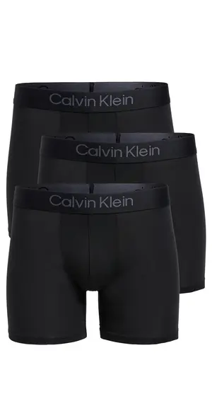 Calvin Klein Ultra Soft Modal Boxer Briefs 3 Pack - Black