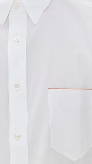 Billy Reid Msl 1-pocket Shirt - White