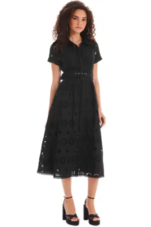 Allison Pleated Day Dresses