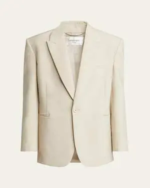 Saint Laurent Wool-silk Sport Coat