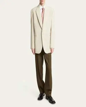 Saint Laurent Wool-silk Sport Coat