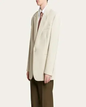 Saint Laurent Wool-silk Sport Coat