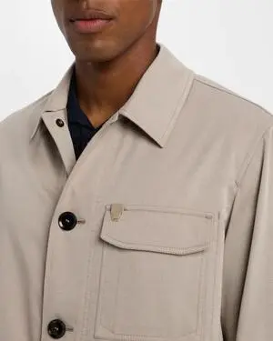 Brioni Cotton-wool Workwear Jacket - Beige