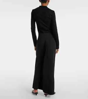 COURREGES Courrèges Infinity Draped Wide-leg Trousers