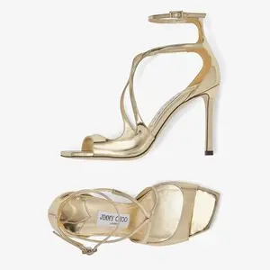 JIMMY CHOO Azia 95 Sandals - Silver
