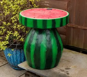 JENNINGS Solar Fruit Shaped Garden Stool