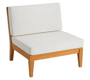 LINON Home Teak Soha Armless Chair