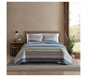 Eddie Bauer Yakima Valley Stripe King Quilt Sha M Set - One-color